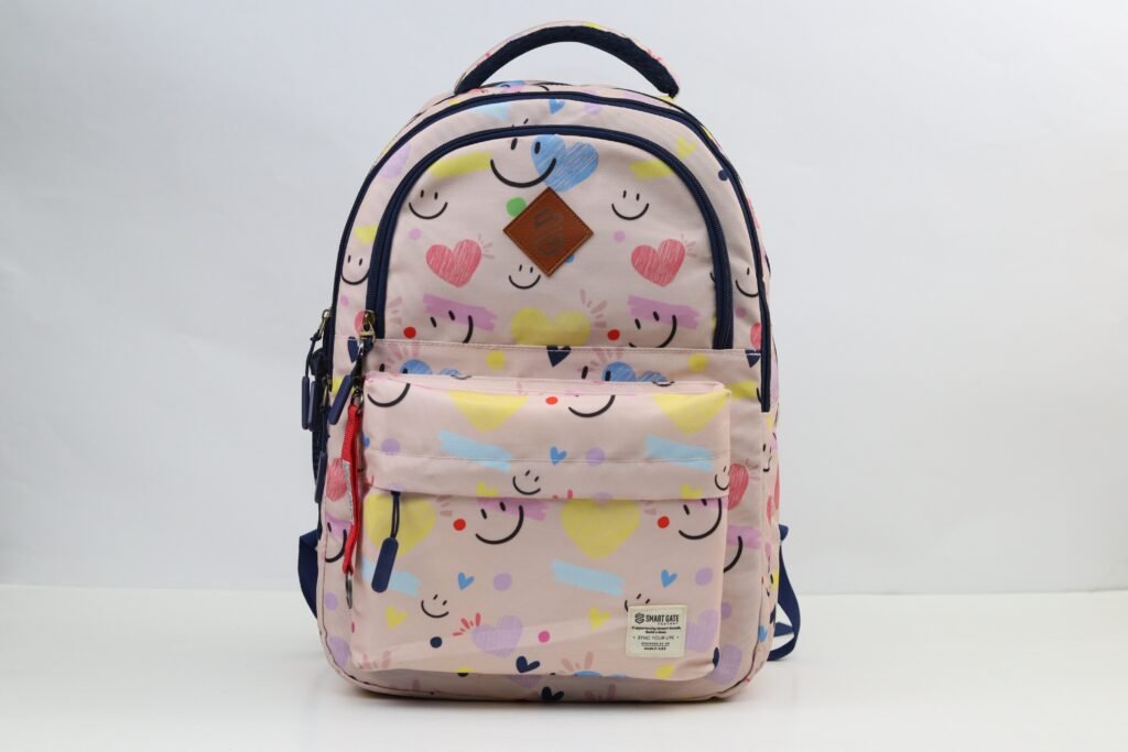 Smart Gate School Carrying Smile Backpack 15.6 Inch Pink ...